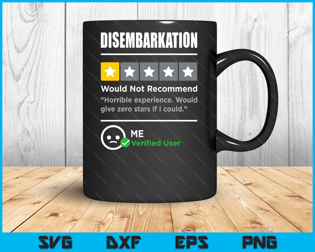 Do Not Pack Disembarkation Would Not Recommend Funny SVG PNG Files ...