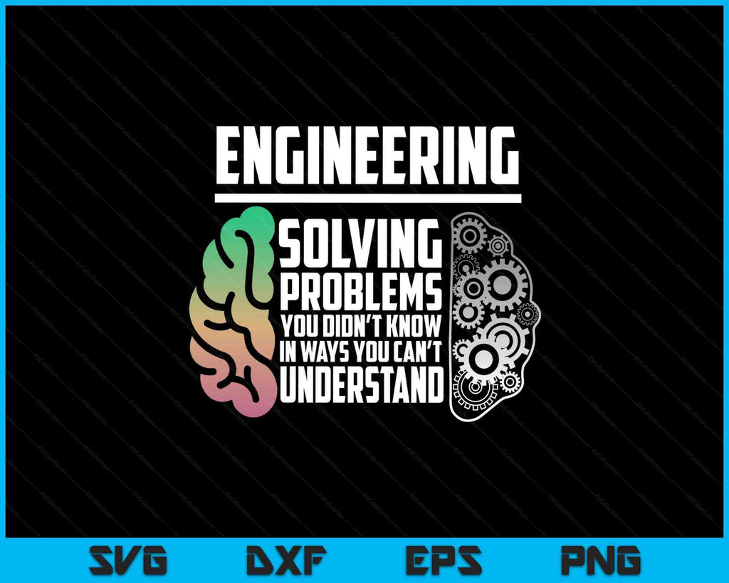 Engineer's Brain Funny Engineering SVG PNG Digital Printable Files ...