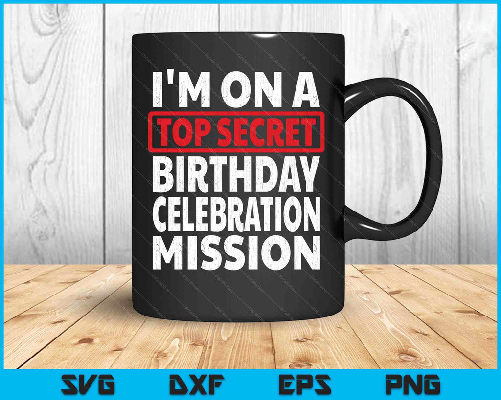 Escape Room Birthday Party Gift Retro Top Secret Mission SVG PNG Files ...