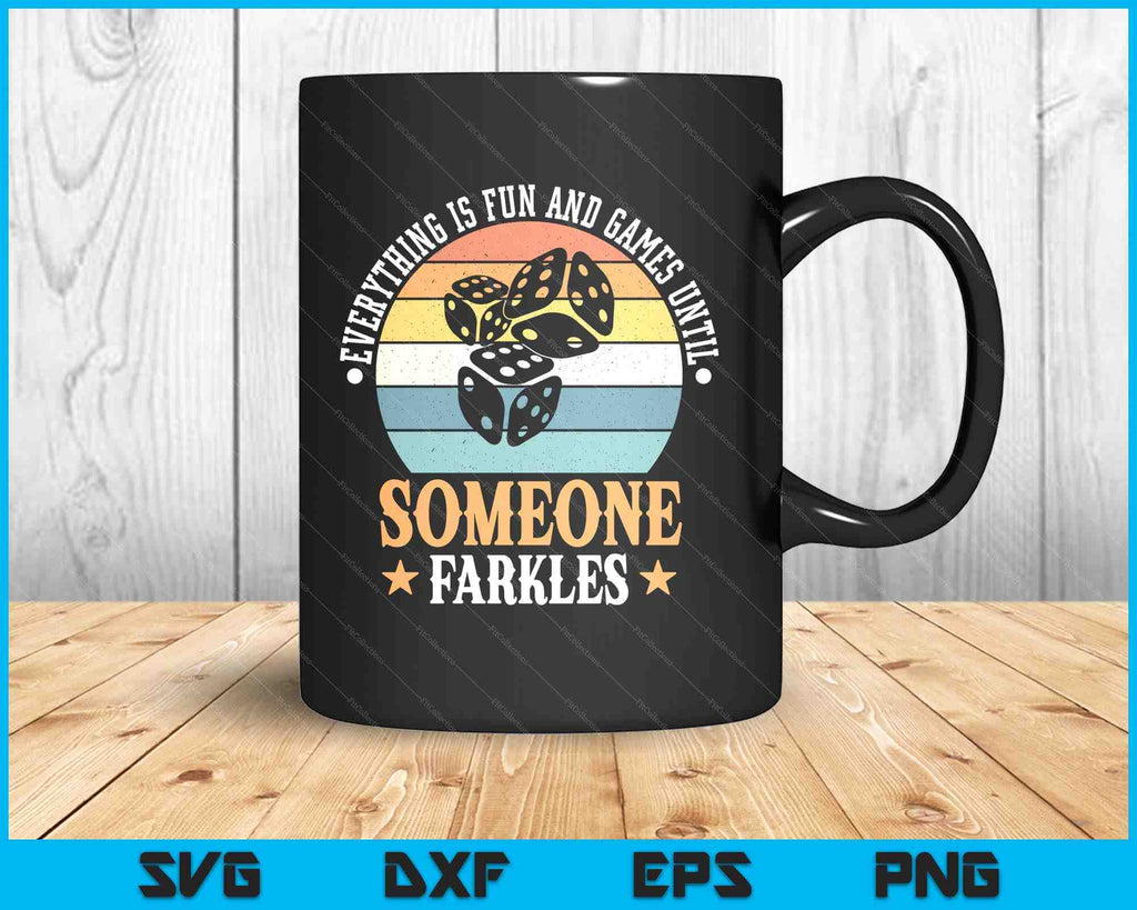Farkle Game Night SVG PNG Digital Cutting Files – creativeusarts