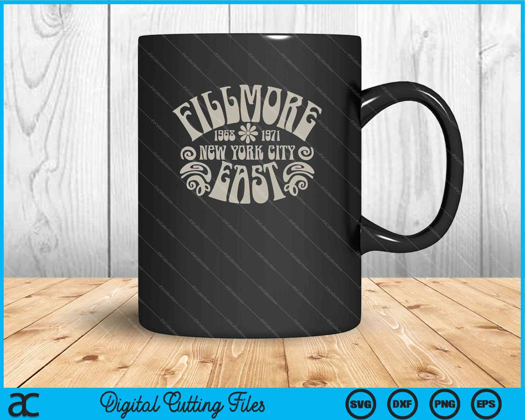 Fillmore 1968 - 1971 New York City East SVG PNG Digital Files ...