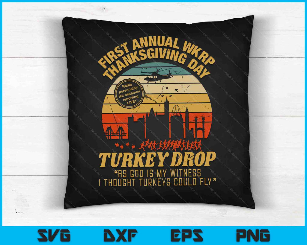 First Annual WKRP Thanksgiving Day Cincinnati OH Shirts SVG Files ...