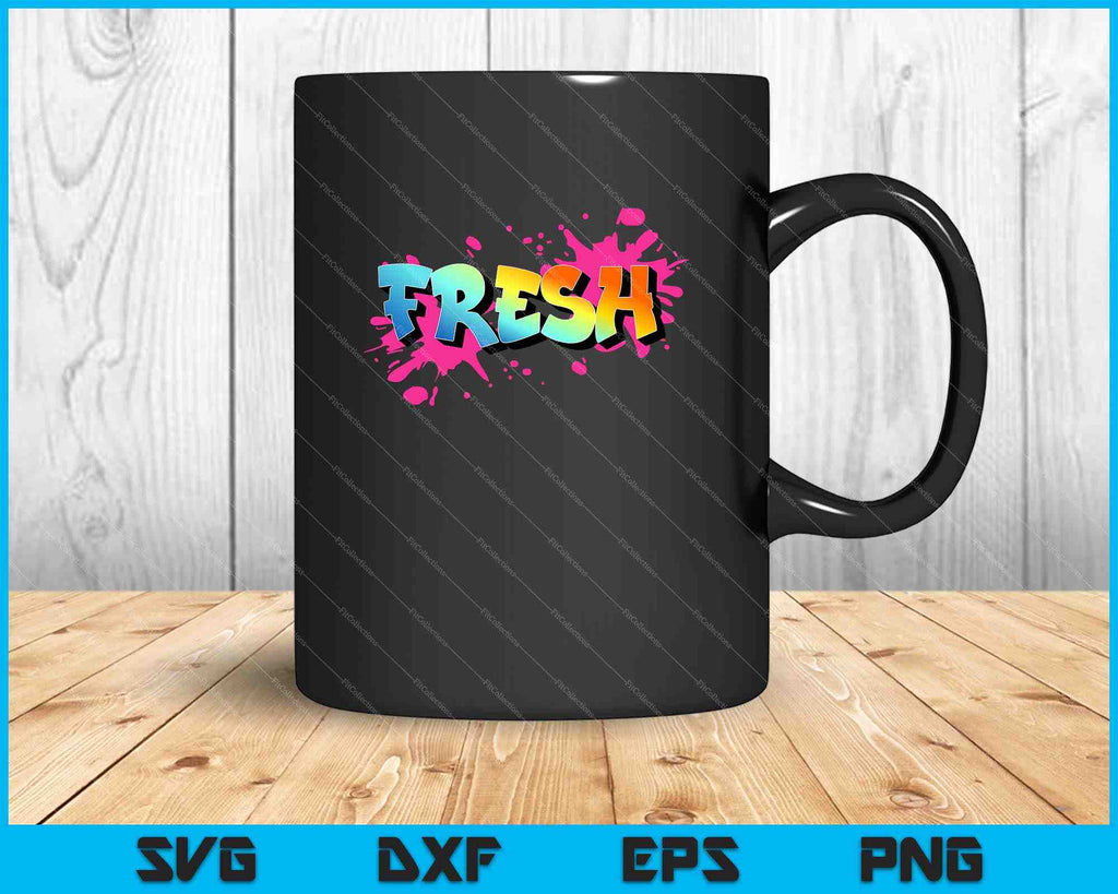 Fresh Old School Graffiti Style Funny Graffiti Graphic SVG PNG Files ...