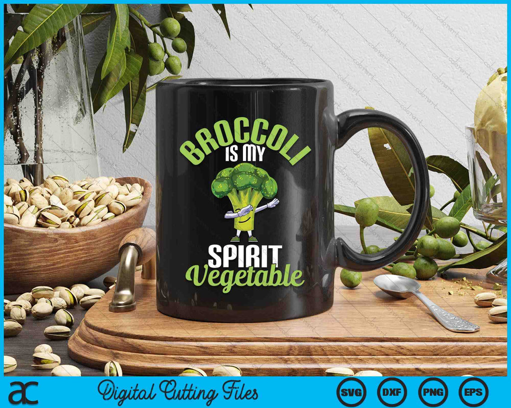 Funny Broccoli Is My Spirit Vegetable Lover Gift SVG PNG Digital Files ...