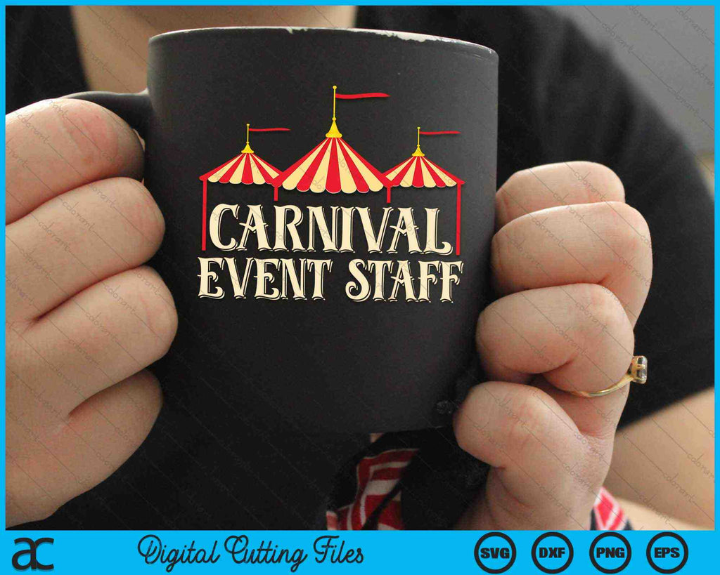 Carnival Event Staff Amusement Park SVG PNG Digital Cutting Files ...