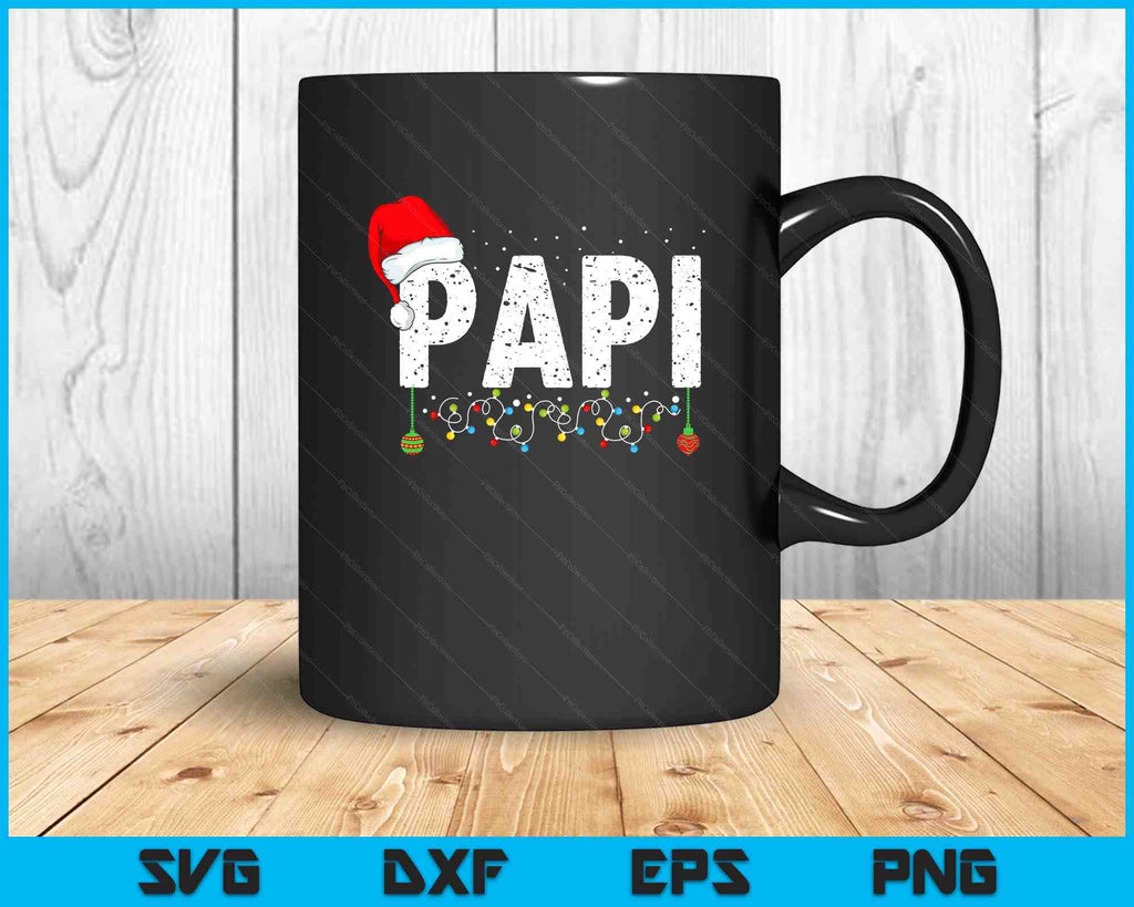 Funny Papi Merry Christmas Pajama Family Men Meme Xmas SVG PNG Files ...