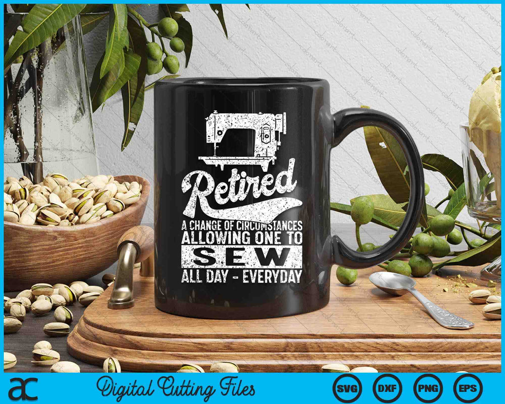 Retired Definition Sewing Quilting Retirement SVG PNG Cutting Files ...