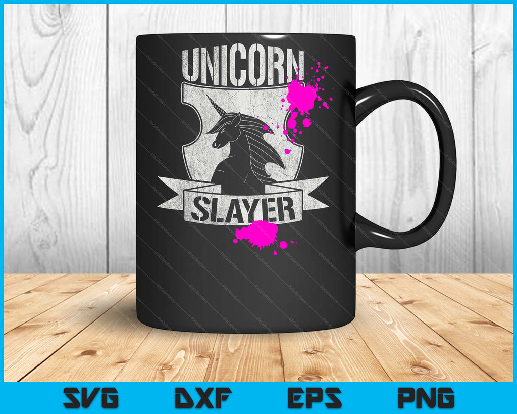 Funny Unicorn Slayer Rainbow SVG PNG Digital Printable Files ...