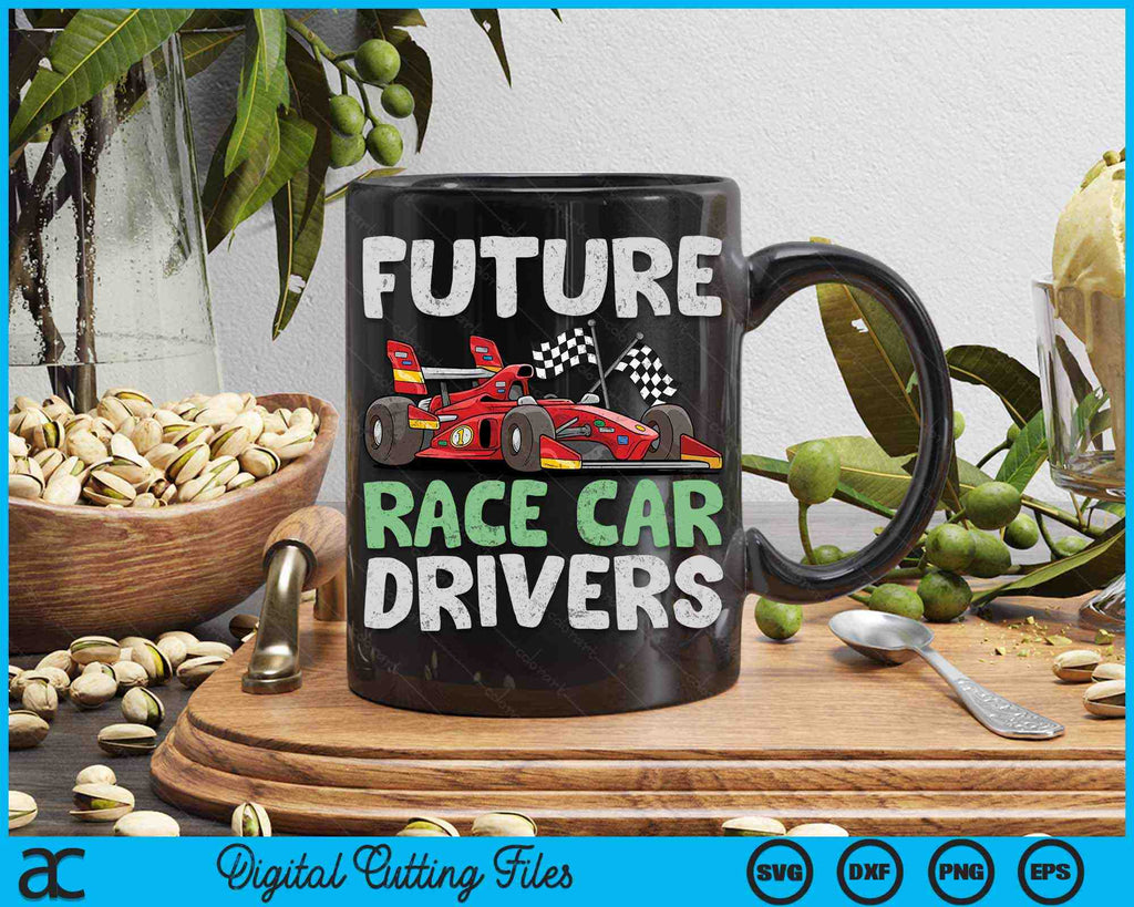 Future Race Car Drivers Kids Race Car Driver SVG PNG Printable Files ...
