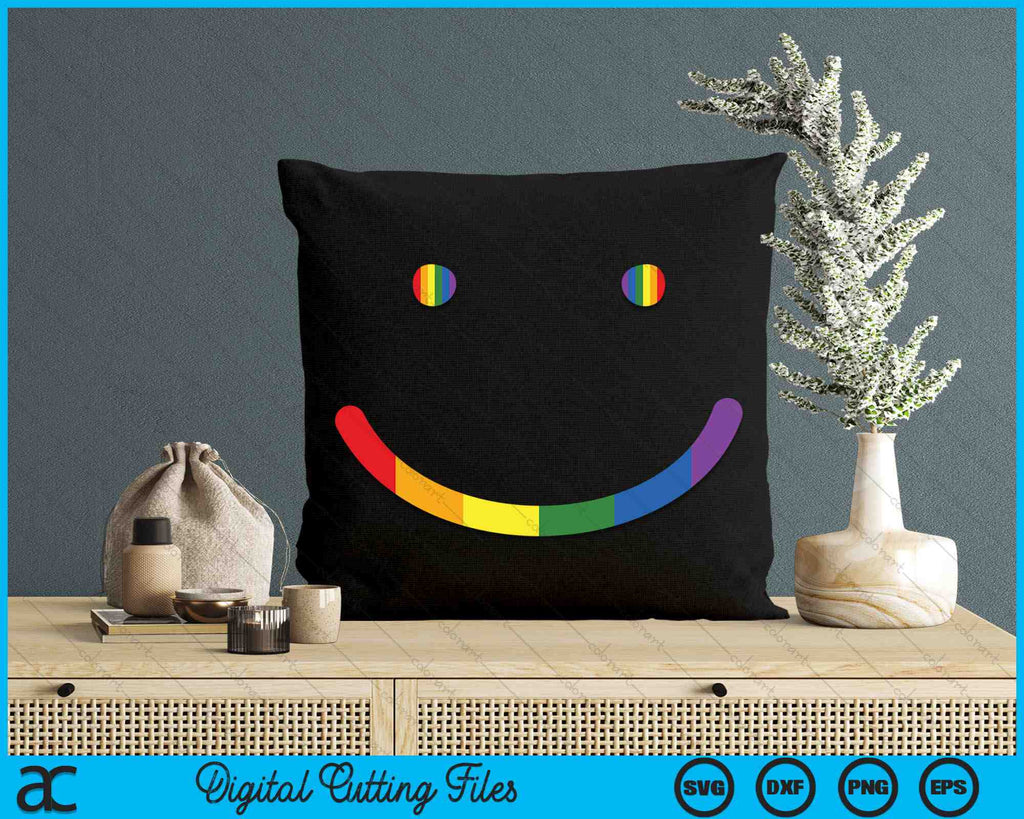 Gay Pride Equality LGBTQ Smile SVG PNG Digital Printable Files ...