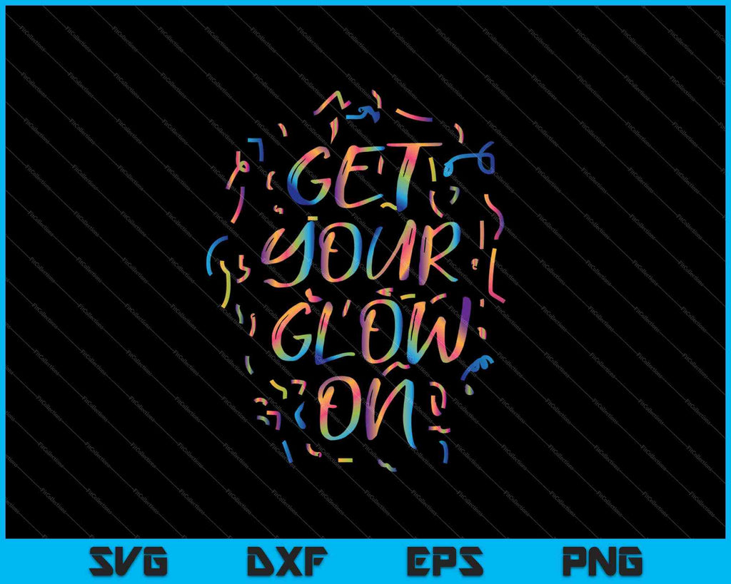 Glow Design for kids and adults 2 SVG PNG Cutting Printable Files ...
