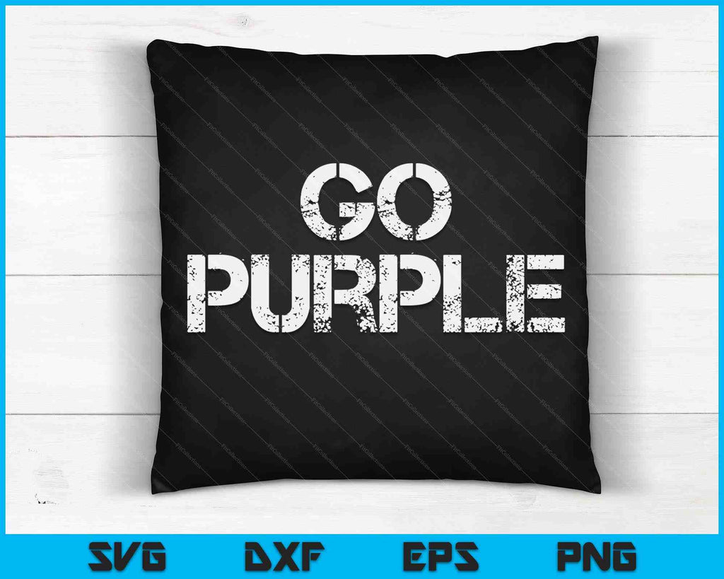 Go Purple Team Spirit Gear Color War Grape Wins The Game Fan SVG Files ...