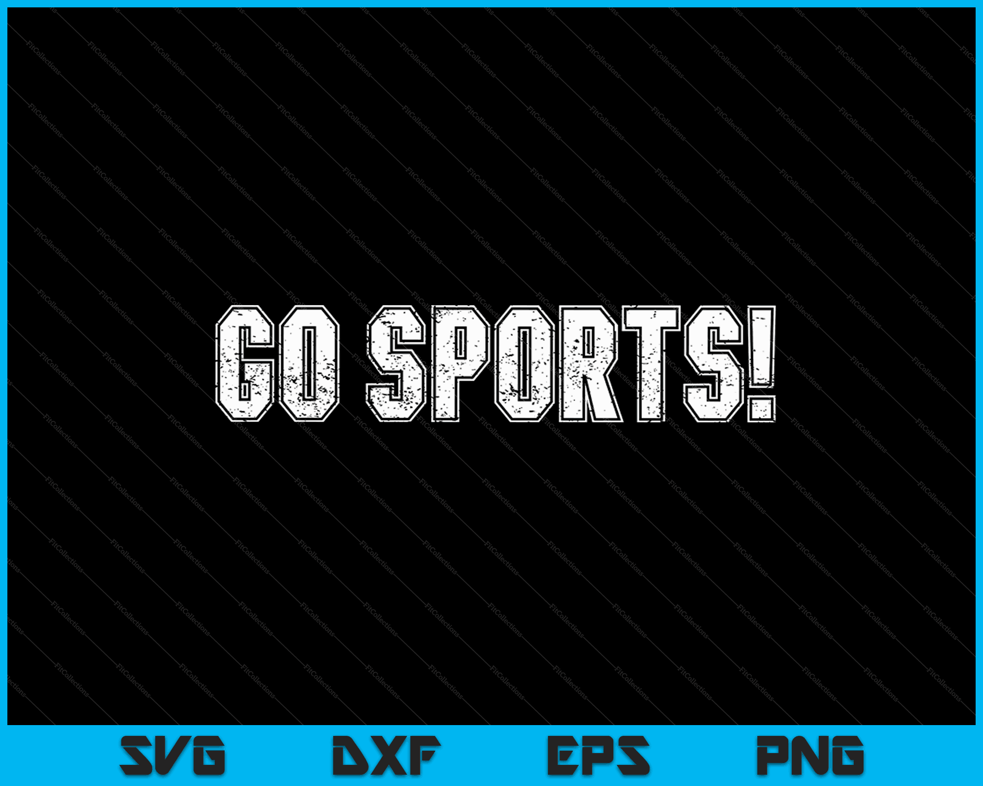 Go Sports! Funny Vintage Sports Clueless Sport Fan Go Sports SVG Files ...