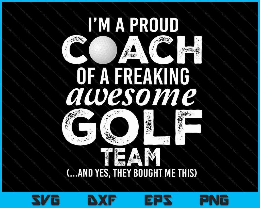 Golfcoach grappig dank u waardering cadeau SVG digitale snijbestanden ...