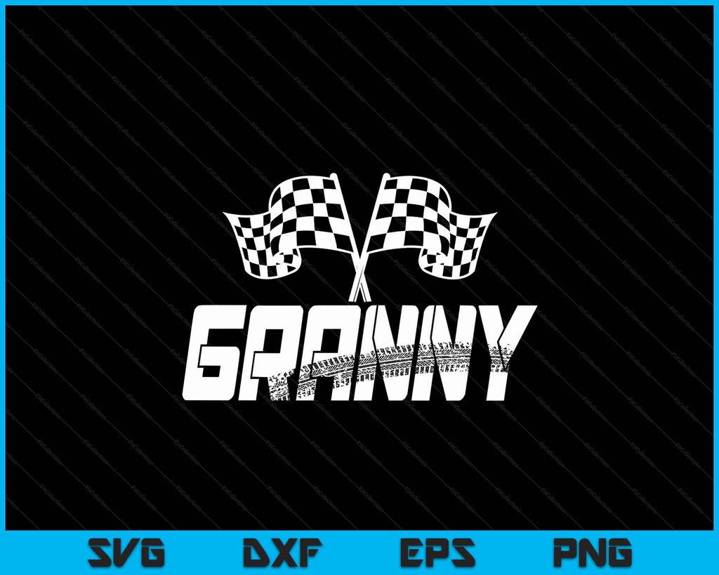 Granny Pit Crew Family Racing Birthday Race Car SVG PNG Digital Files ...