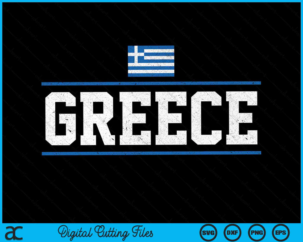 Greece Flag SVG PNG Digital Cutting Files – creativeusarts