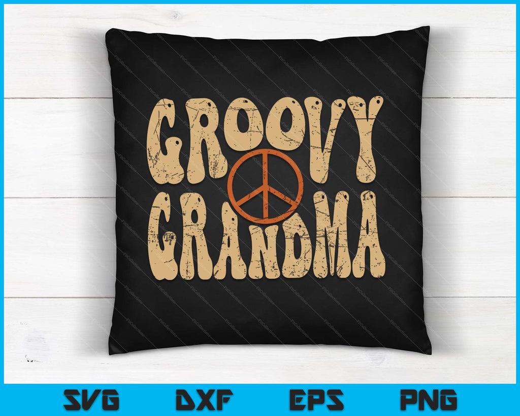Groovy Grandma 70s Aesthetic Nostalgia 1970's Retro SVG Digital Files ...