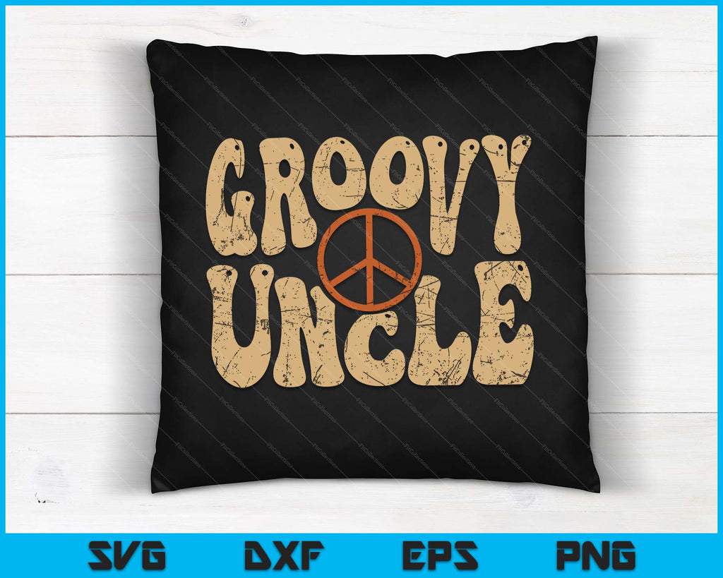 Groovy Uncle 70s Aesthetic Nostalgia 1970's Retro SVG Printable Files ...