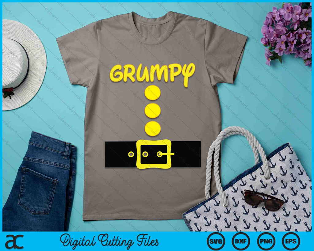 Grumpy Dwarf Easy Halloween Group Costume Dwarf Matching SVG Files ...