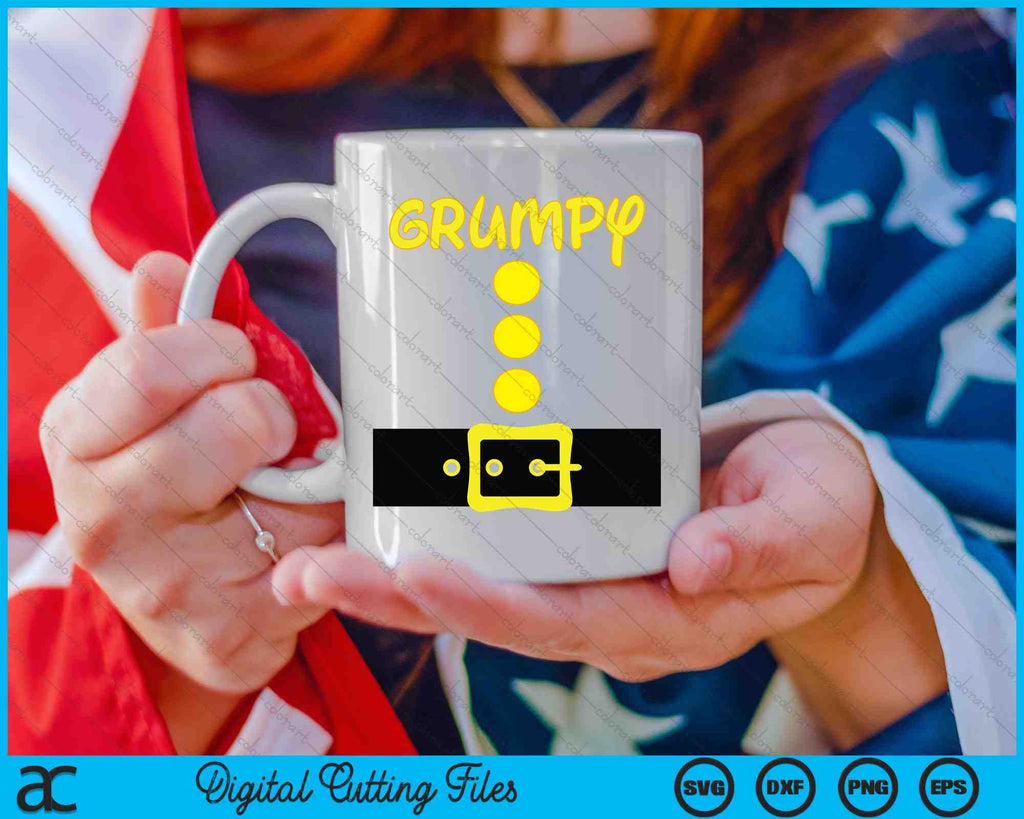 Grumpy Dwarf Easy Halloween Group Costume Dwarf Matching SVG Files ...