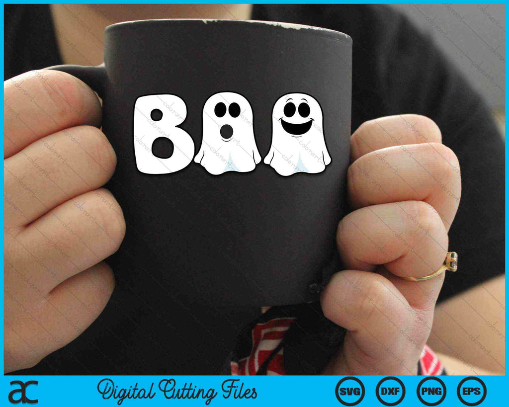 Halloween Boo Ghosts Trick Treat SVG PNG Digital Cutting Files ...