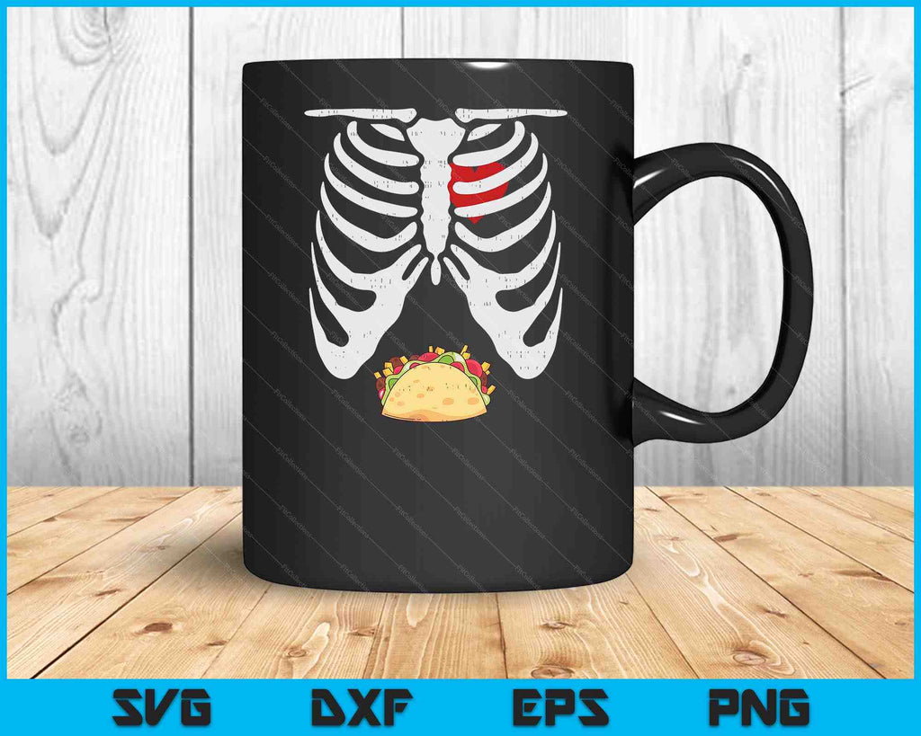 Halloween Dad Skeleton Taco Belly Funny Pregnancy Couple Men SVG Files ...