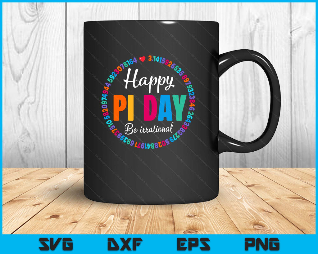 Happy Pi Day Pie Funny Math Coach Teacher Pi Day Lover SVG PNG Files ...