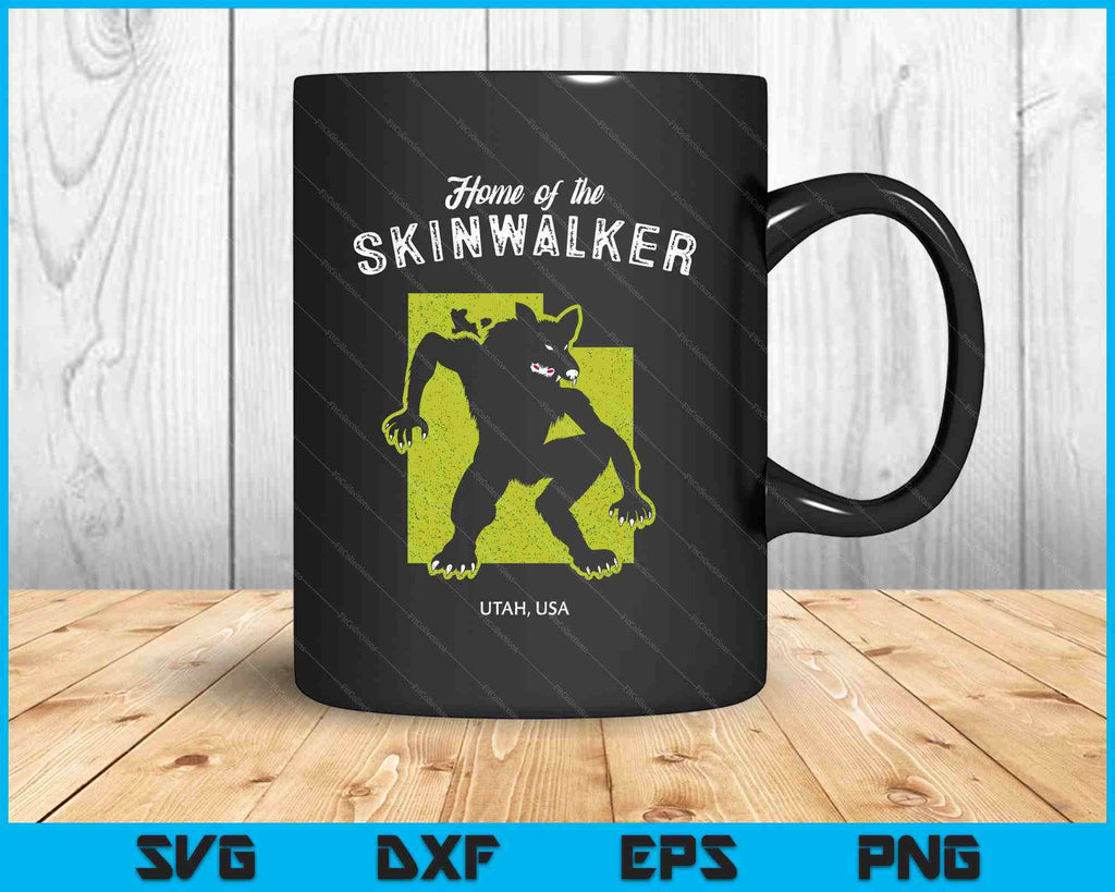 Home Of The Skinwalker - Utah, Usa Cryptid SVG PNG Digital Files ...