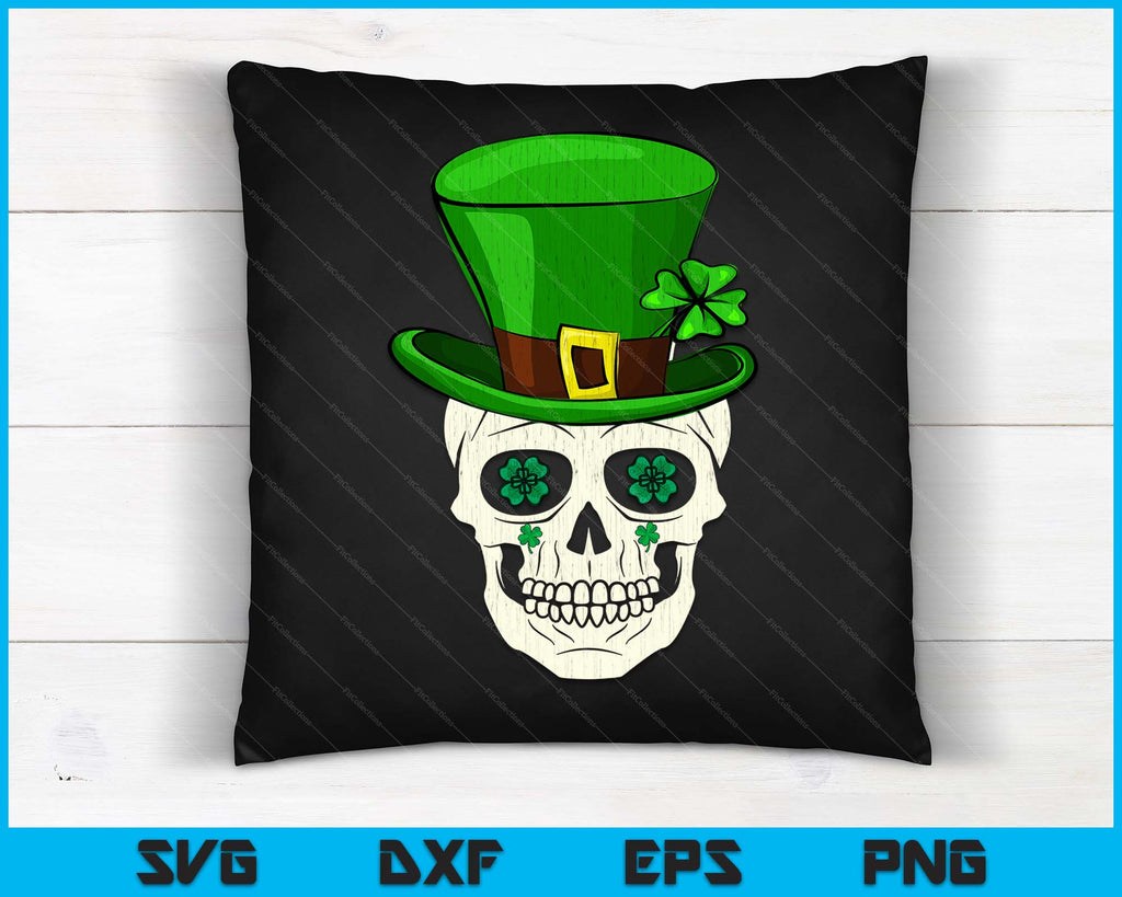 Irish Skull St Patricks Day SVG PNG Digital Printable Files ...