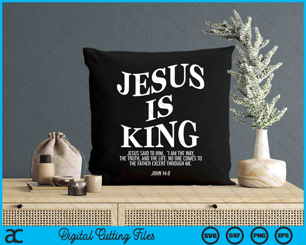 Jesus Is King Jesus John (On Back) SVG PNG Digital Printable Files ...