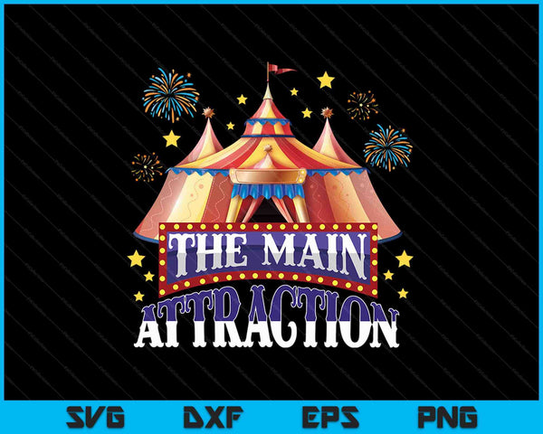 Kids Circus Attraction Carnival Birthday Party SVG PNG Cutting Files ...