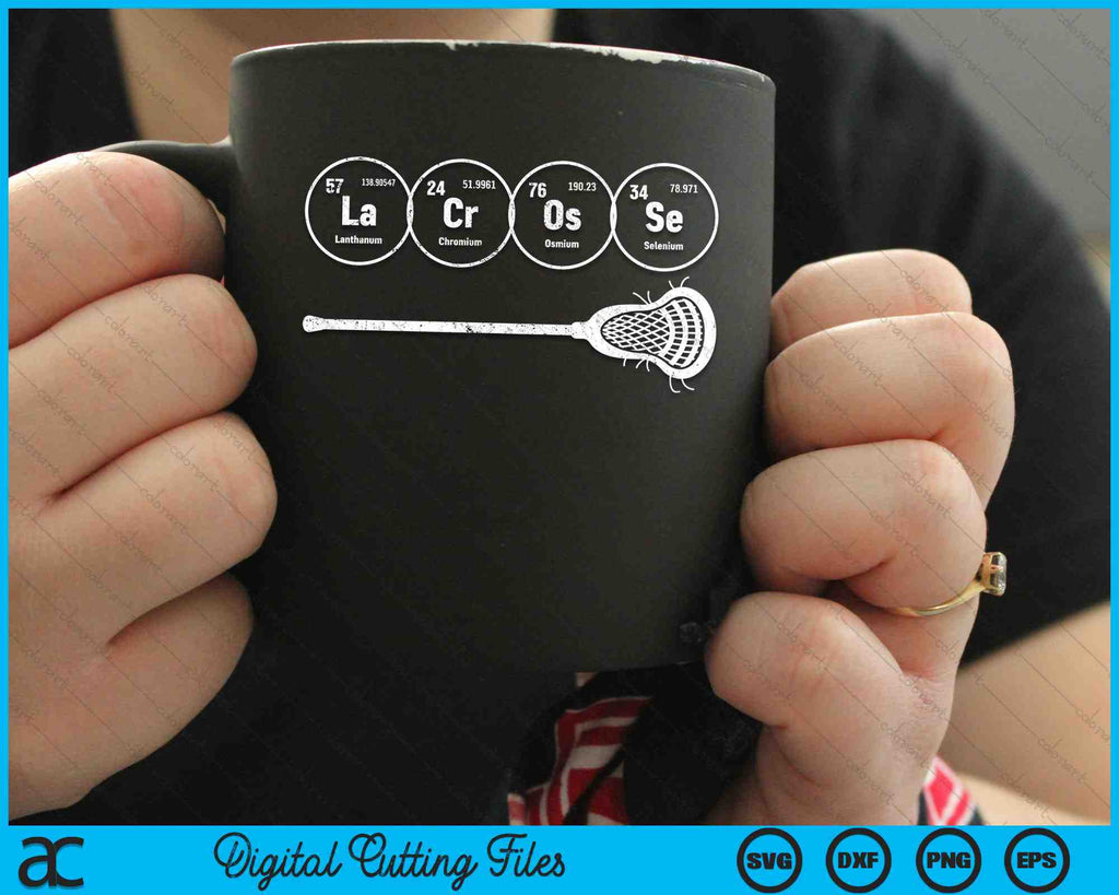 Lacrosse Periodic Table Of Elements Chemistry Sports SVG PNG Files ...