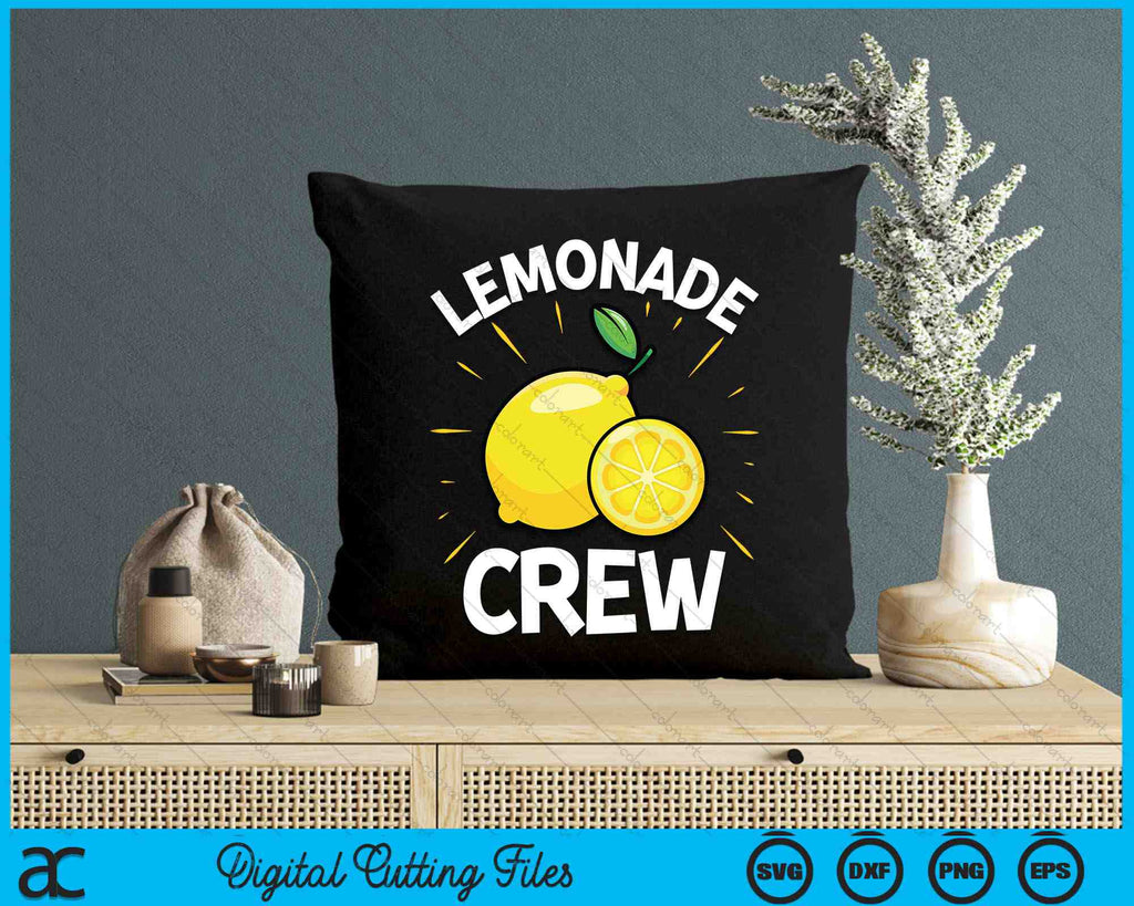 Lemonade Crew SVG PNG Digital Cutting Files – creativeusarts
