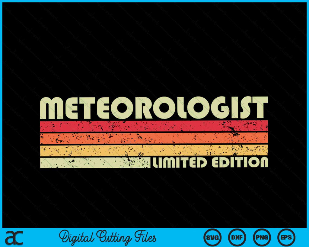 METEOROLOGIST Funny Job Title Profession Birthday SVG PNG Files ...