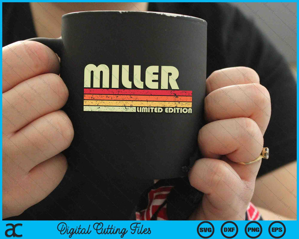 MILLER Funny Job Title Profession Birthday Worker SVG PNG Files ...