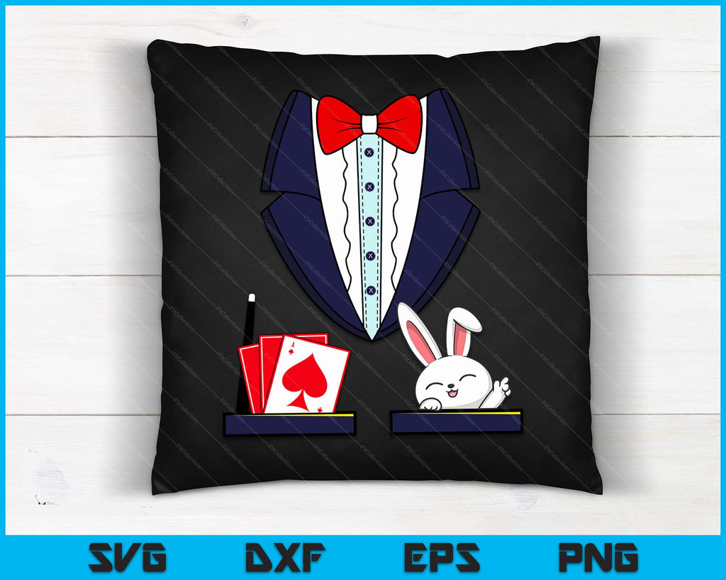 Magician Costume Halloween Magic Show Men Women Kids Boys SVG Files ...