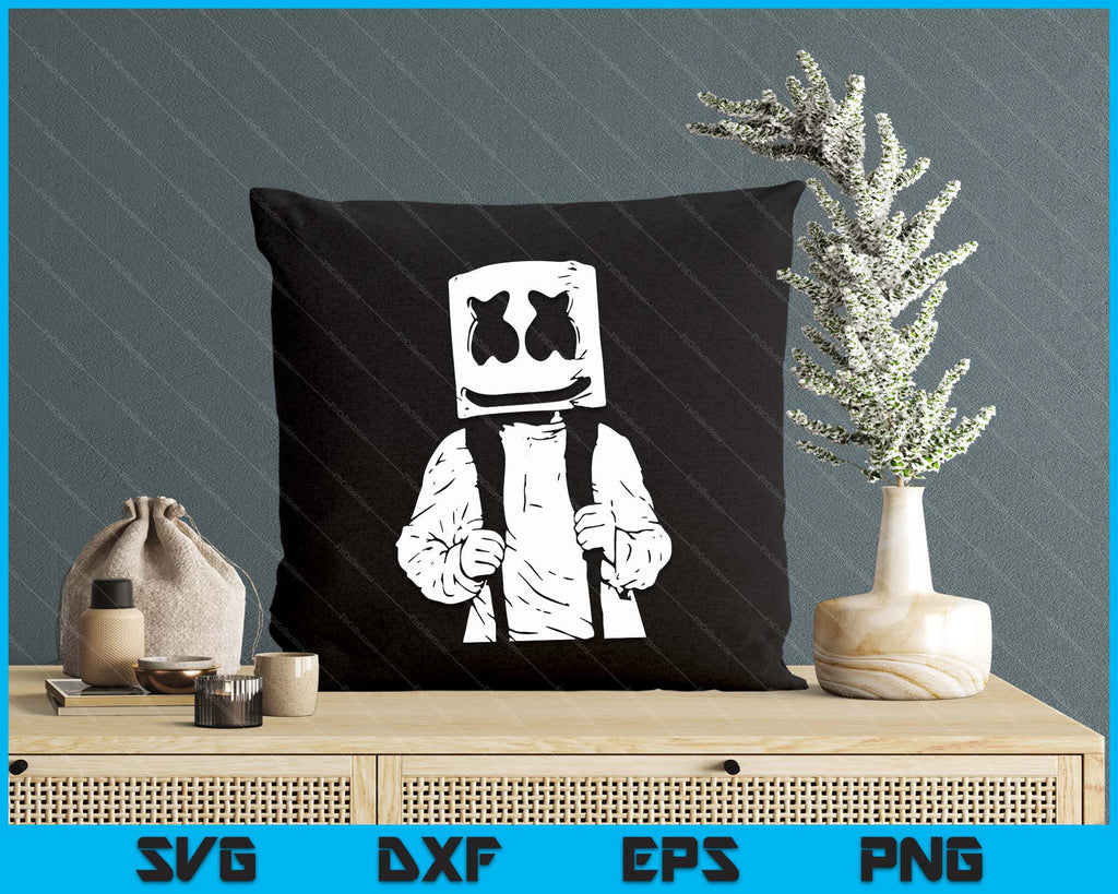 Marshmallow Man Halloween Costume Happy Face Boy Man SVG Cutting Files ...