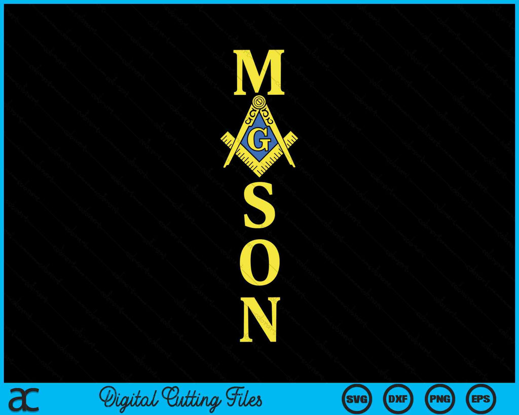 Masonic Mason Square & Compass Freemason SVG PNG Cutting Files ...