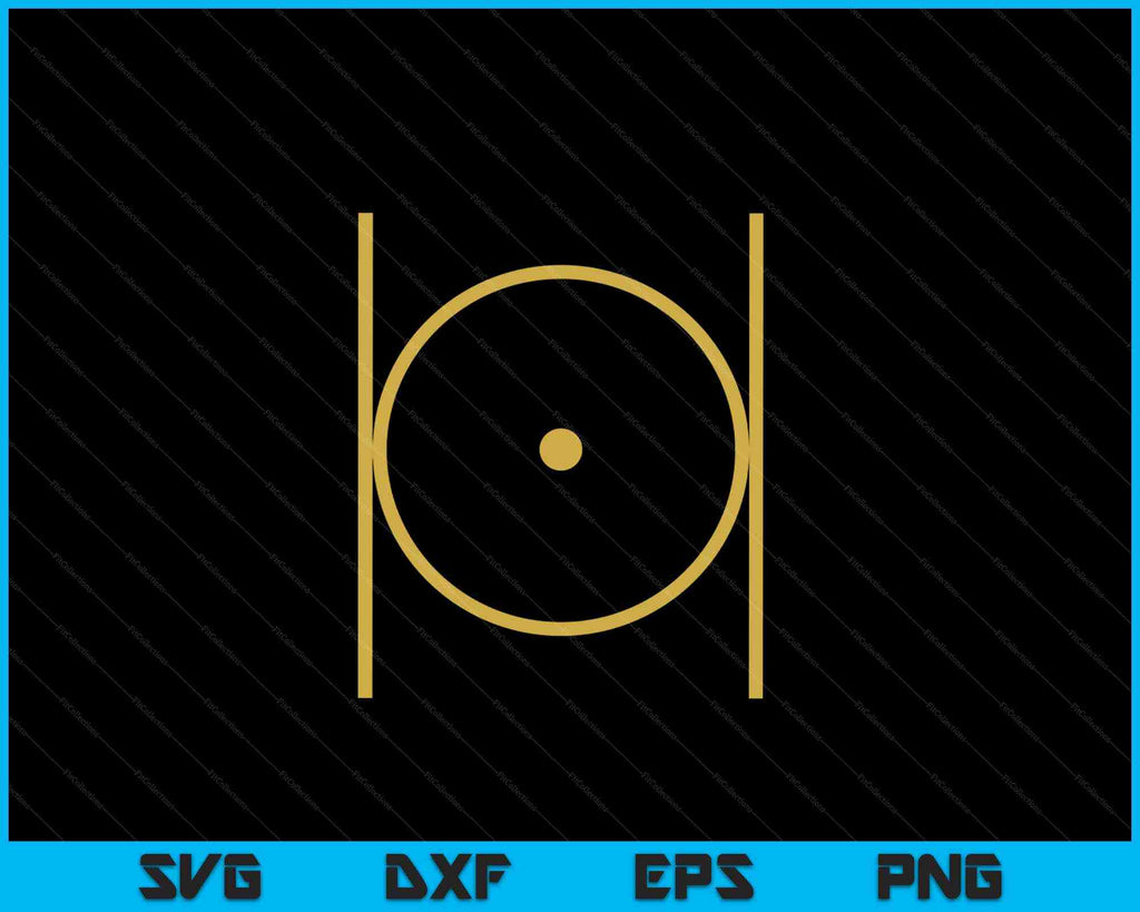 Masonic Point Within A Circle Freemason Gold SVG PNG Files – creativeusarts