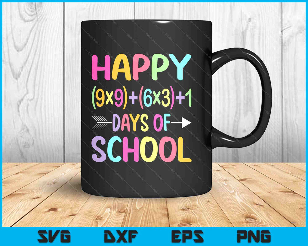 Math Formula 100 Days Of School Math Teacher 100th Day SVG PNG Files ...