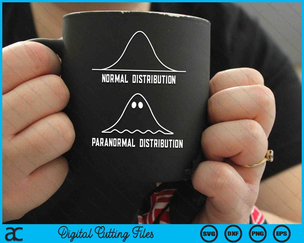 Math Statistics Normal Paranormal Distribution Teacher SVG PNG Files ...