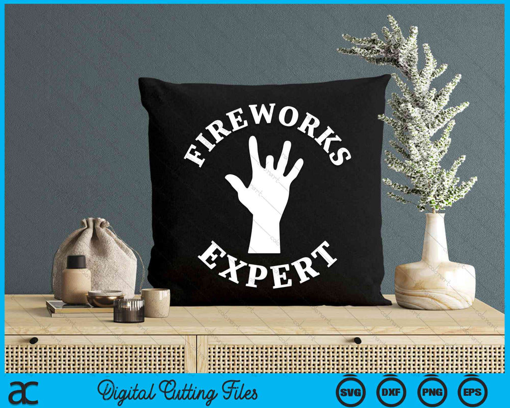 Missing Finger Fireworks Expert 4th Of July SVG Digital Cutting Files ...