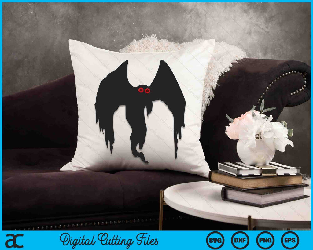 Mothman Point Pleasant Retro Cryptid Vintage SVG Digital Cutting Files ...
