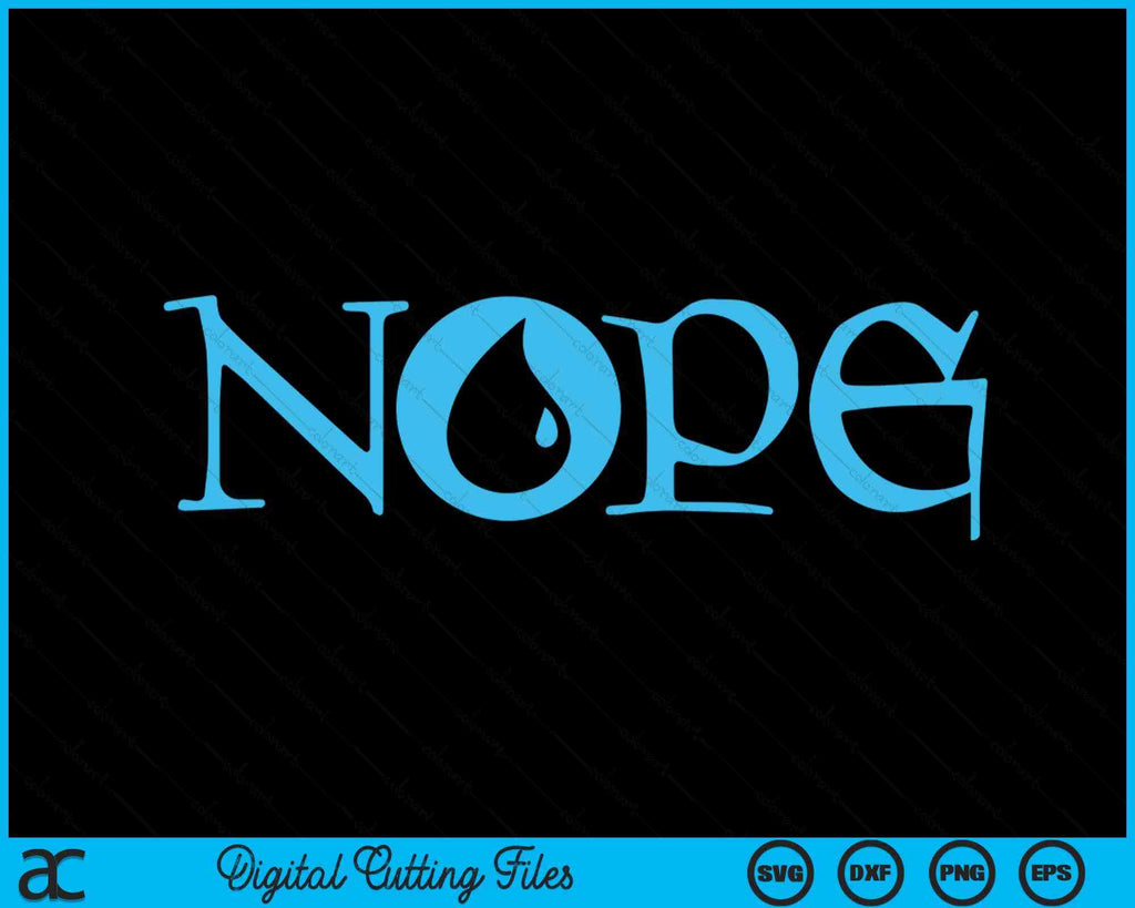 NOPE Dark Blue Magic Island Mana Symbol SVG PNG Printable Files ...