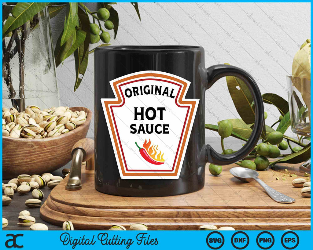 Original Hot Sauce Funny Group Condiments Halloween Costume SVG PNG ...