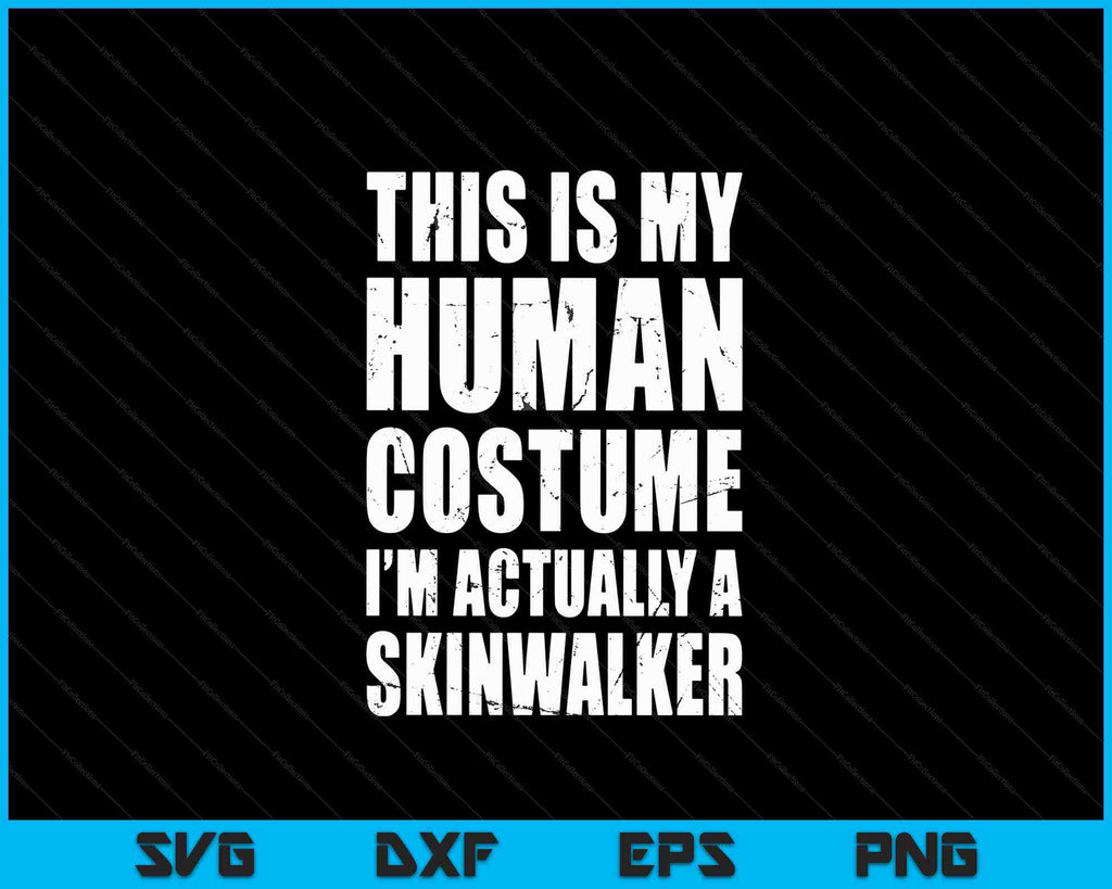 Paranormal Occult Skinwalker Costume SVG PNG Digital Cutting Files ...