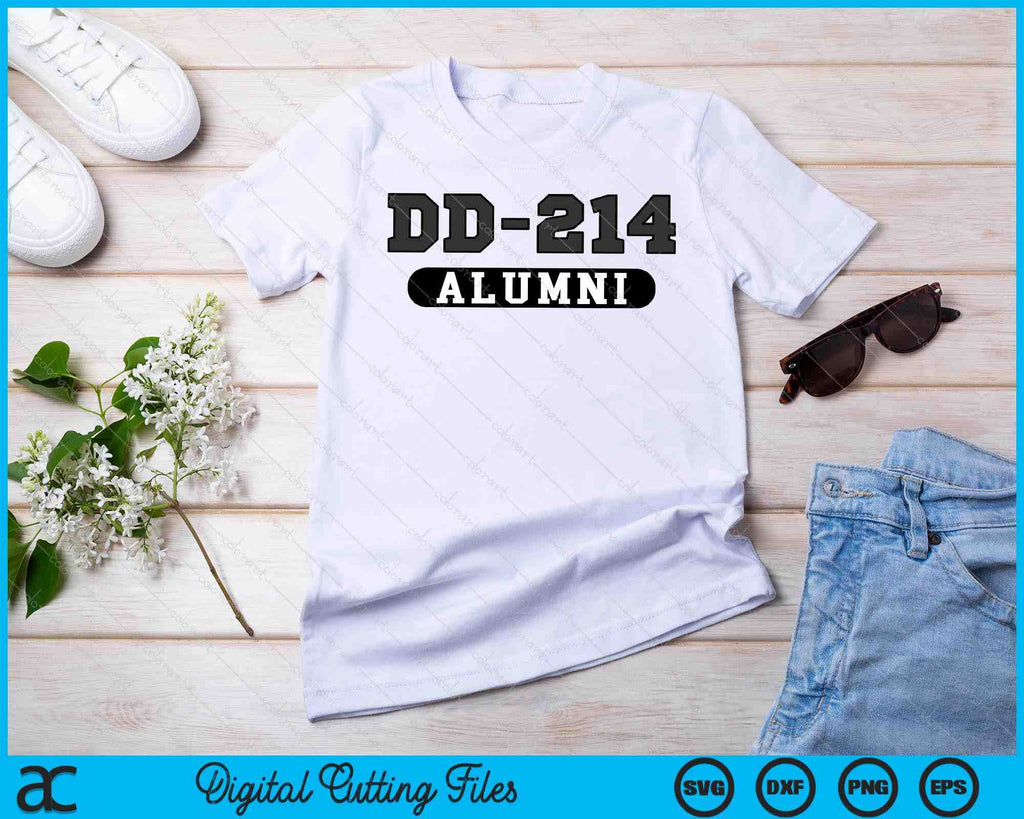 Patriotic DD-214 Alumni SVG PNG Cutting Printable Files – creativeusarts