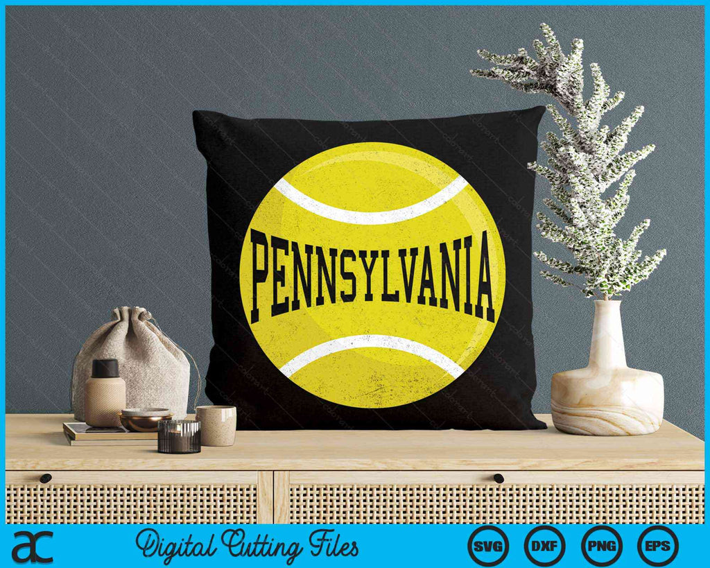 Pennsylvania Tennis Fan SVG PNG Digital Cutting Files – creativeusarts