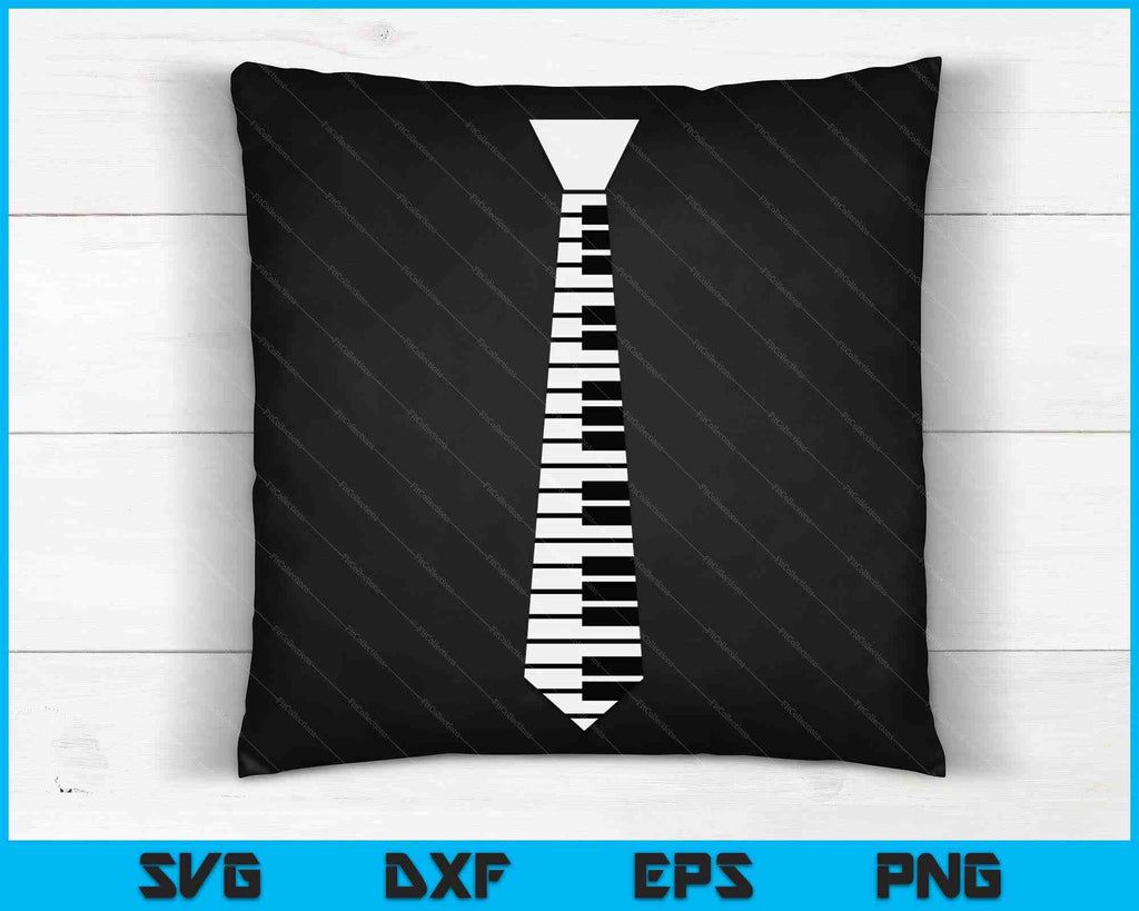 Piano Neck Tie Funny Humorous Keyboard Music Player SVG Cutting Files ...