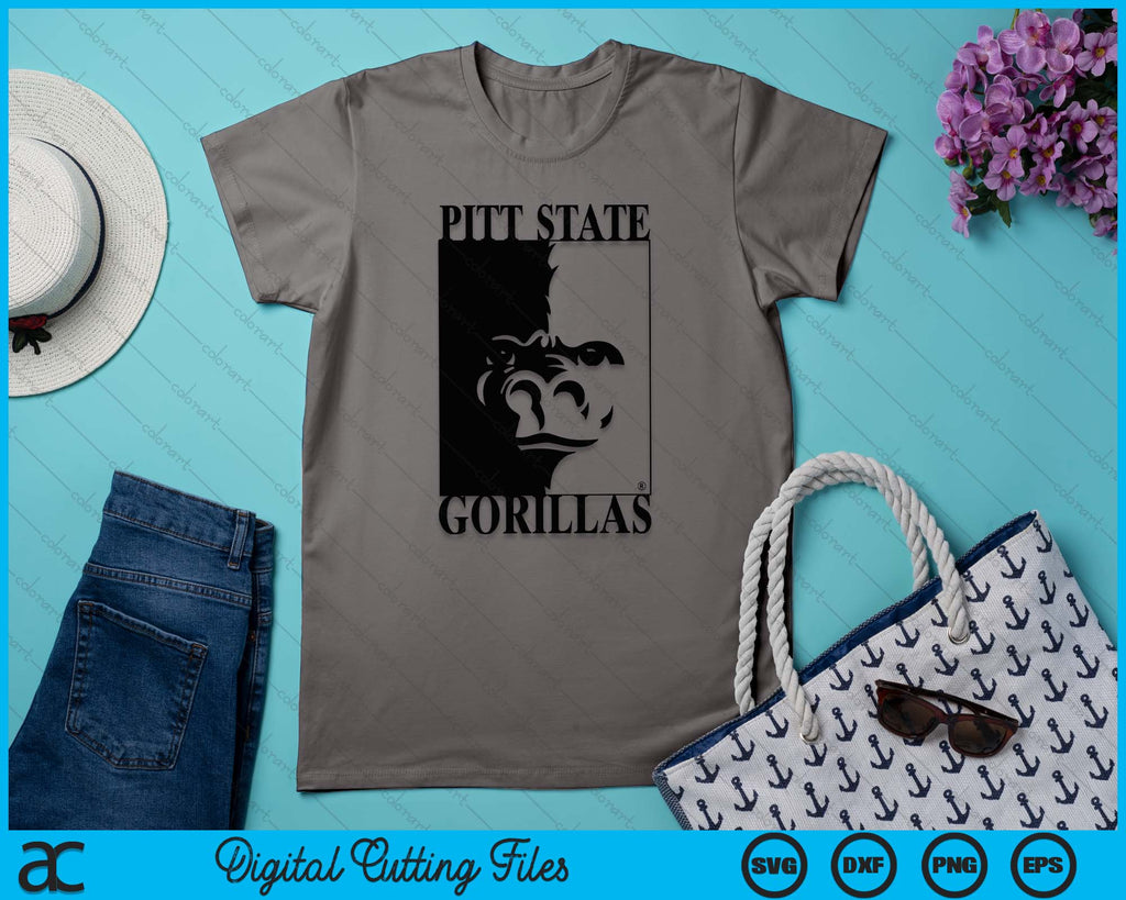 Pittsburg State University Gorillas Pitt State SVG PNG Digital Files ...